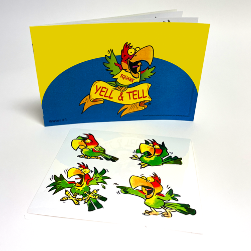 Yell and Tell Store. Children’s Activity Booklet / Foldout Sheet ...